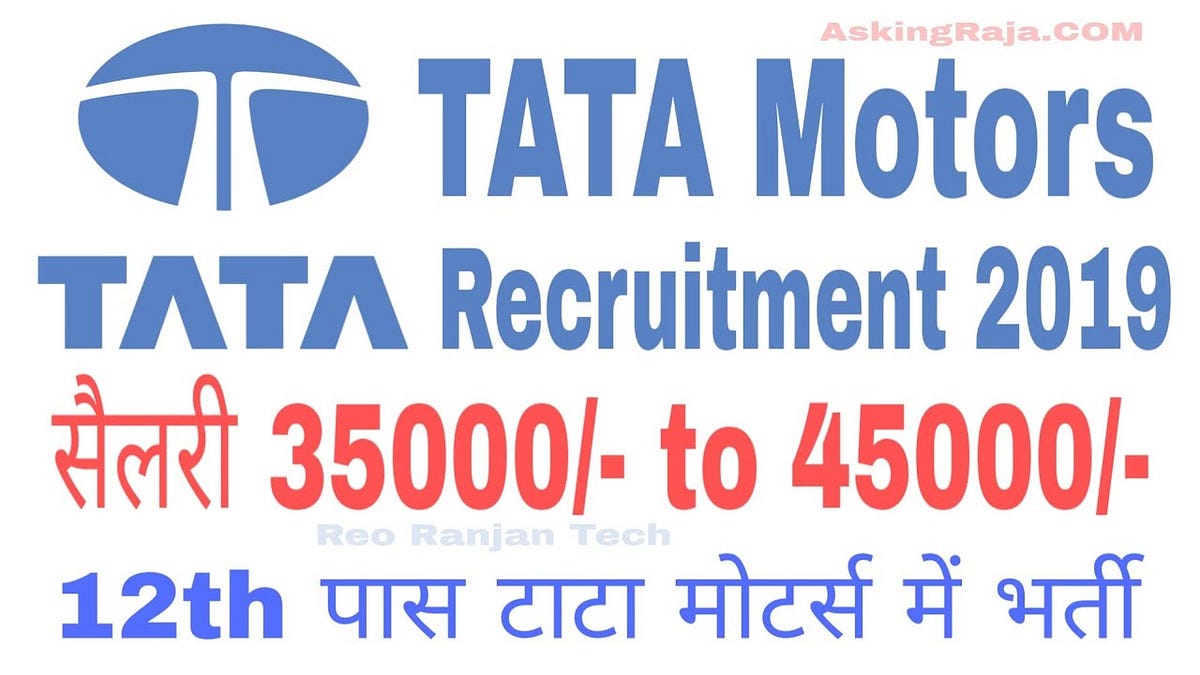 Tata Motors Jobs Recruitment 2022 Apply Online - Freemejob - Medium