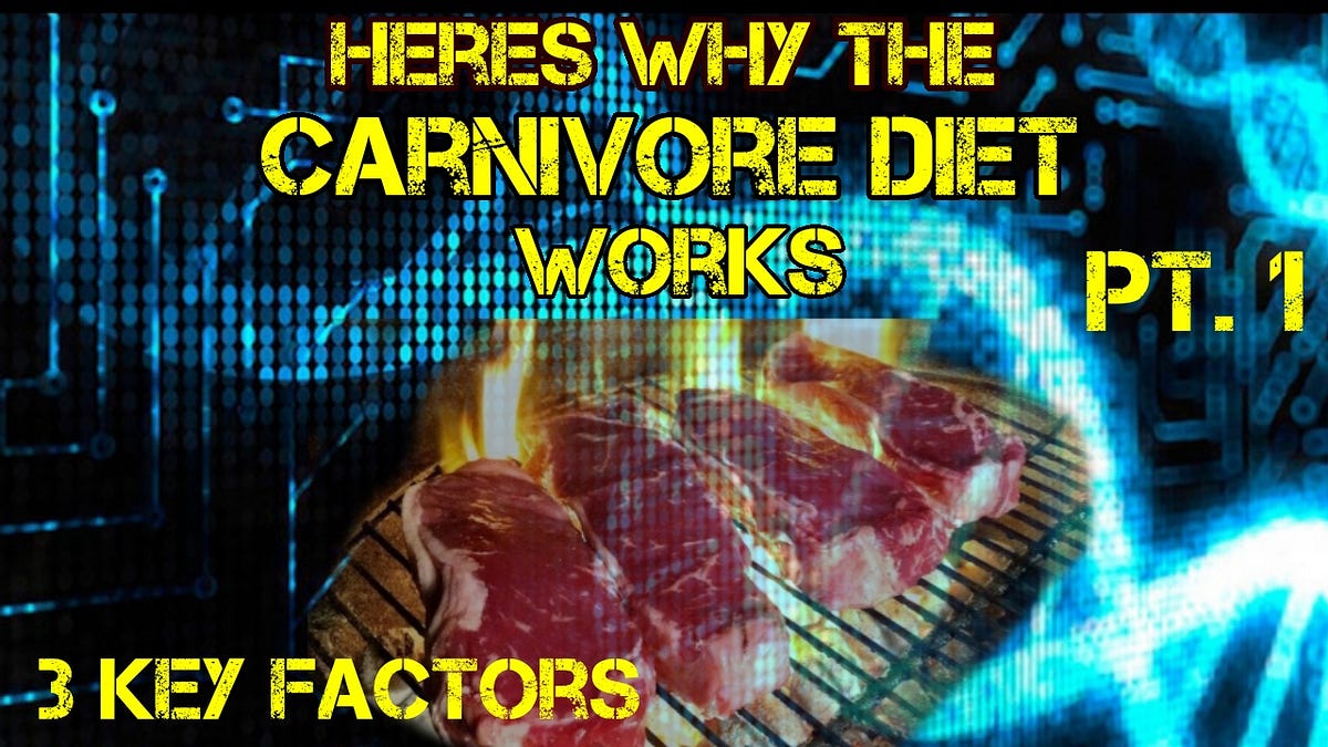 Why the Carnivore Diet works.. The Carnivore diet has been quietly ...