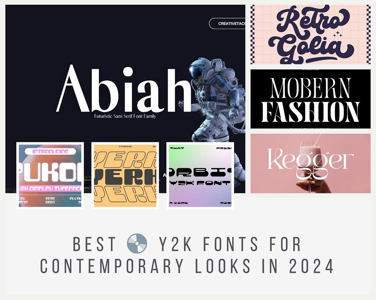 Best Y2K Fonts for💿Contemporary Looks in 2024 | Bootcamp
