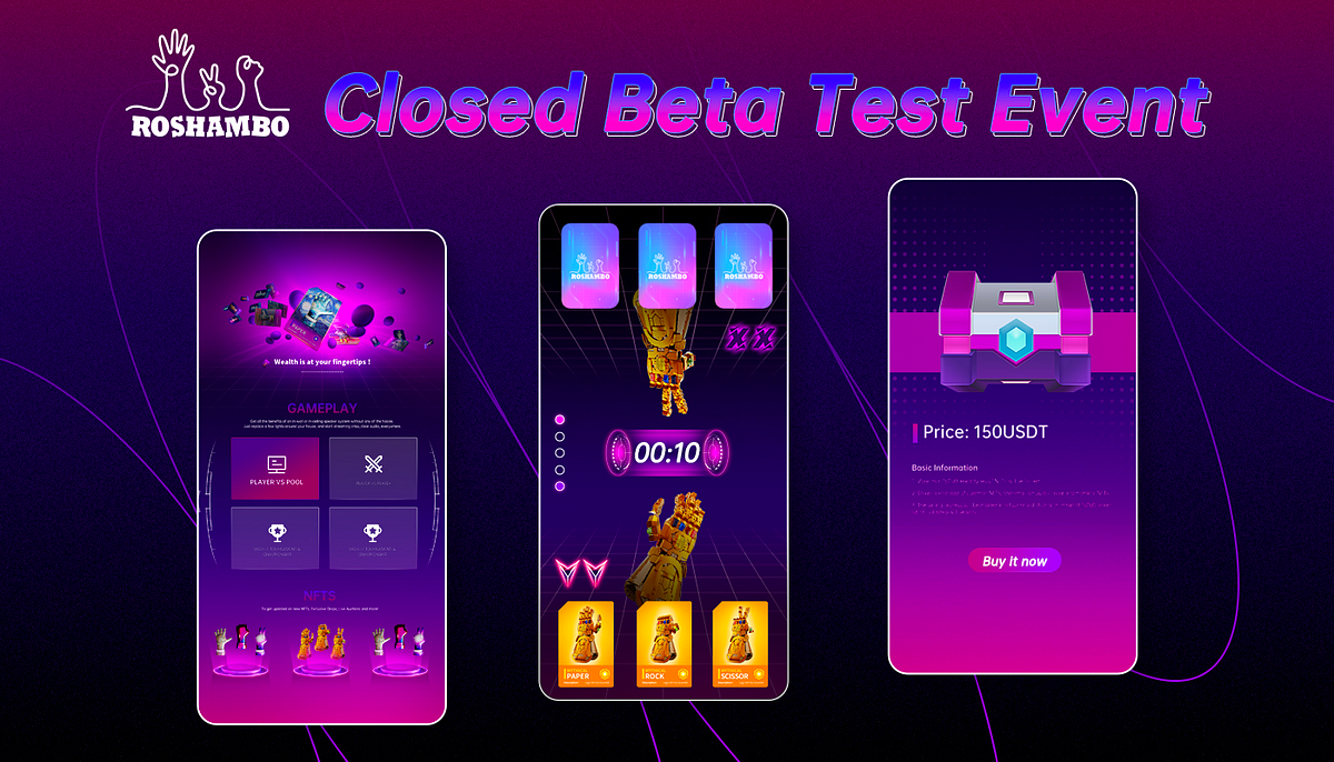 Closed Beta-Test of Roshambo. Become the Early Bird, Win the Big… | by ...