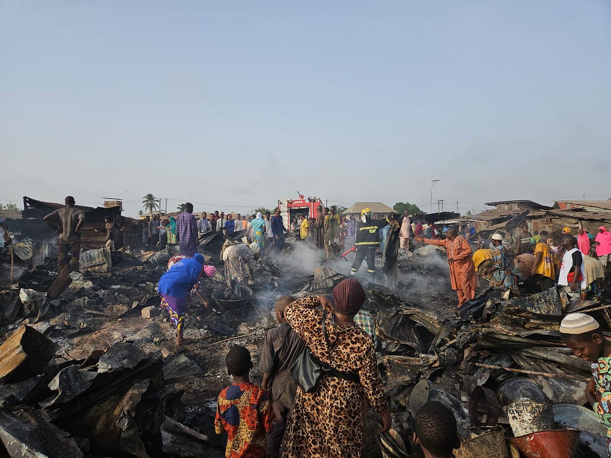 Popular Owode market, Offa burnt in early Tuesday morning inferno | by ...