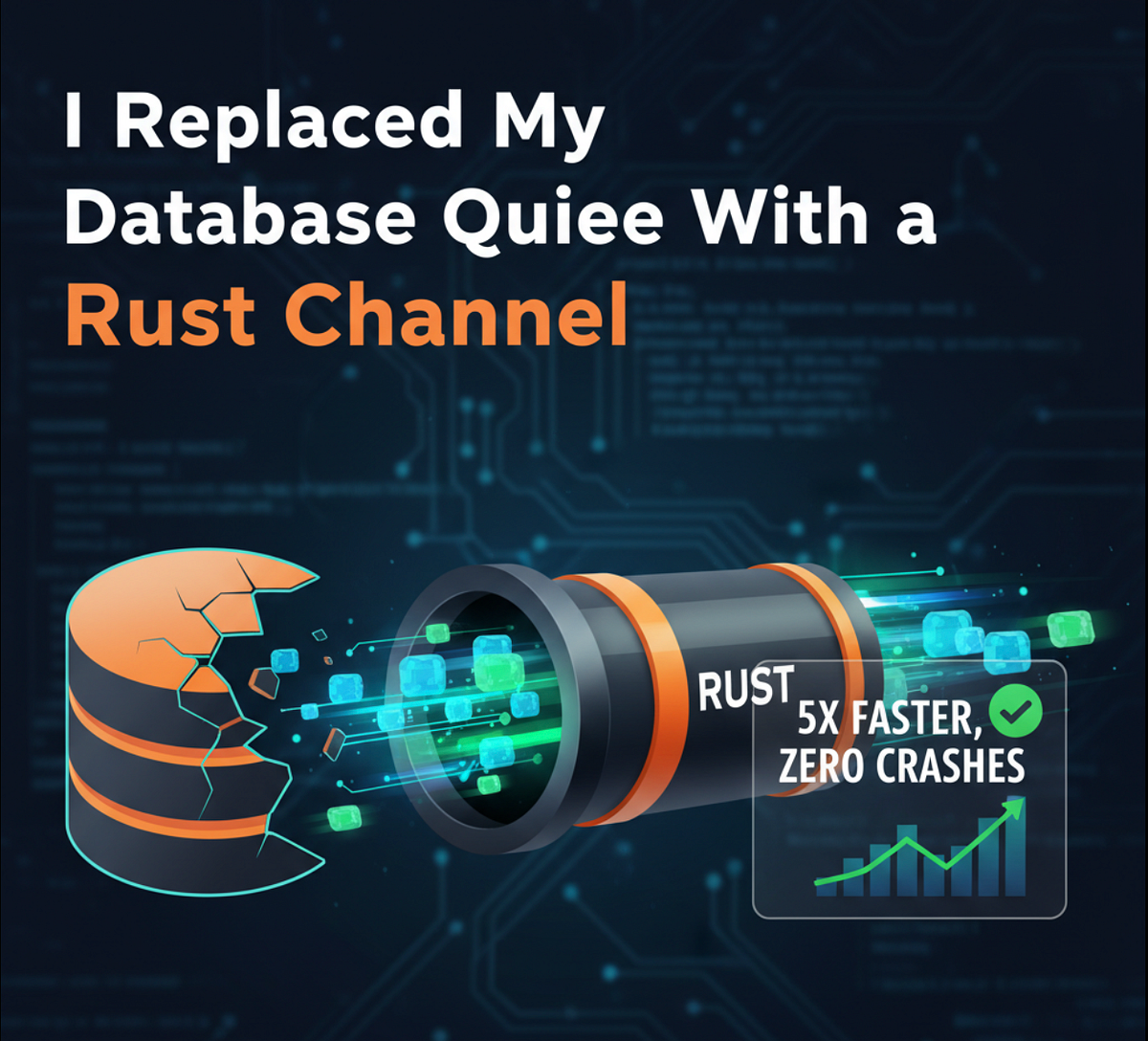 I Replaced My Database Queue With a Rust Channel — 5x Faster, Zero Crashes | by Ritik | Sep ...