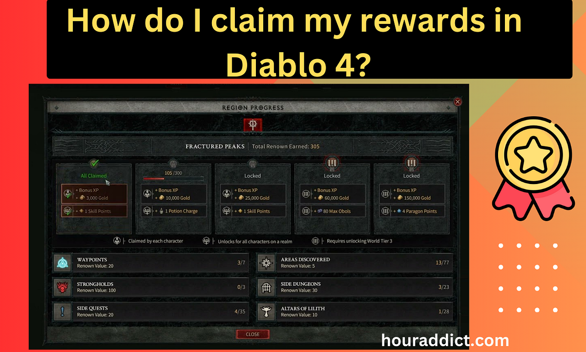 How do I claim my rewards in Diablo 4? - Galib Hasan - Medium