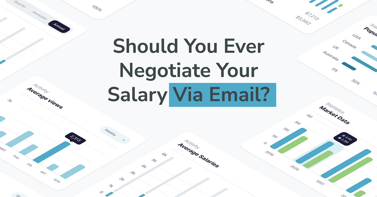 Should You Ever Negotiate Your Salary Via Email? | by Lemmi | Medium