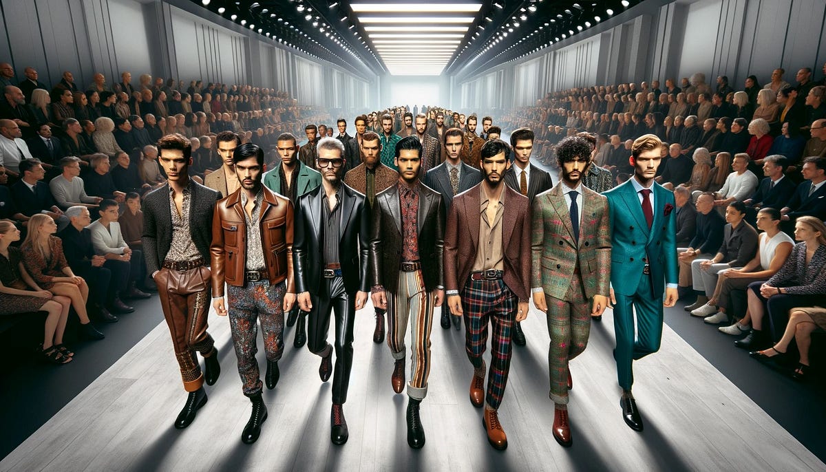 Add a Touch of Rock Star to Your Office Look | by Myk Eff | AI and Men ...