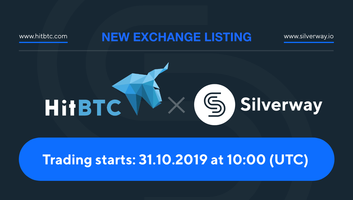 Silverway token to be listed on HitBTC | by Silverway | Silverway ...