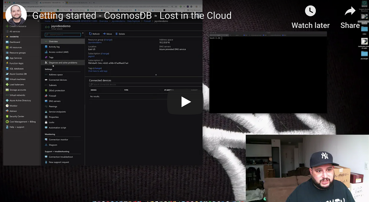 Getting started — Cosmos DB on Azure | by jay gordon | Microsoft Azure ...