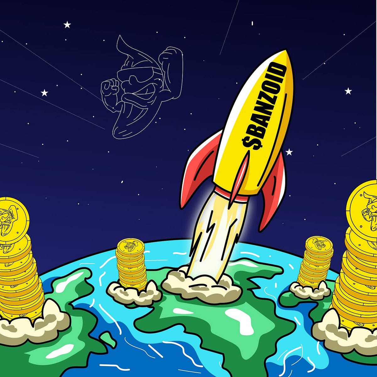 🚀🍌 Banana On Steroids ($BANZOID) Launches Today! 🍌🚀 | by Banana On ...