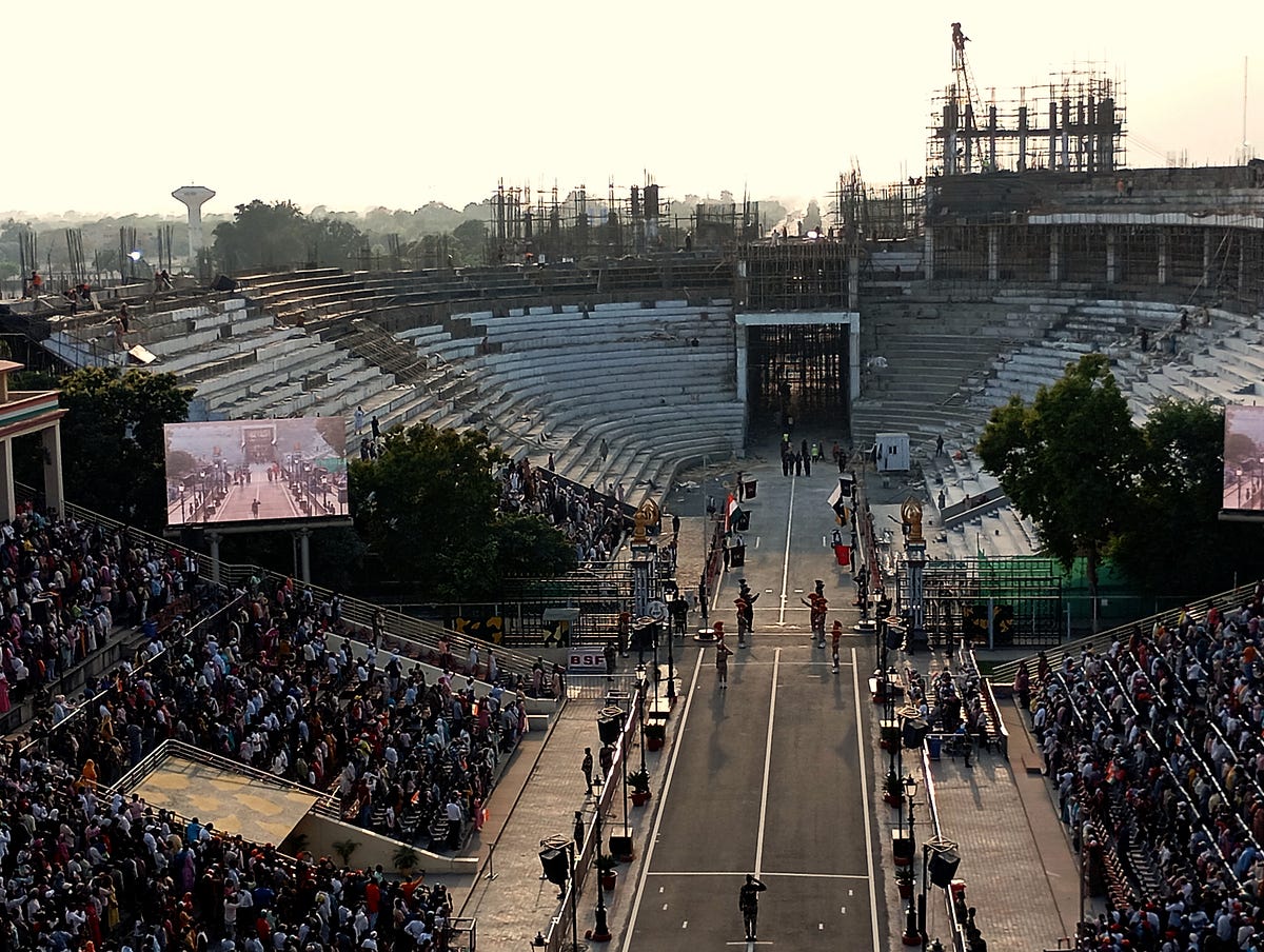 The Wahga Border Ceremony. Do people really come together to… | by ...