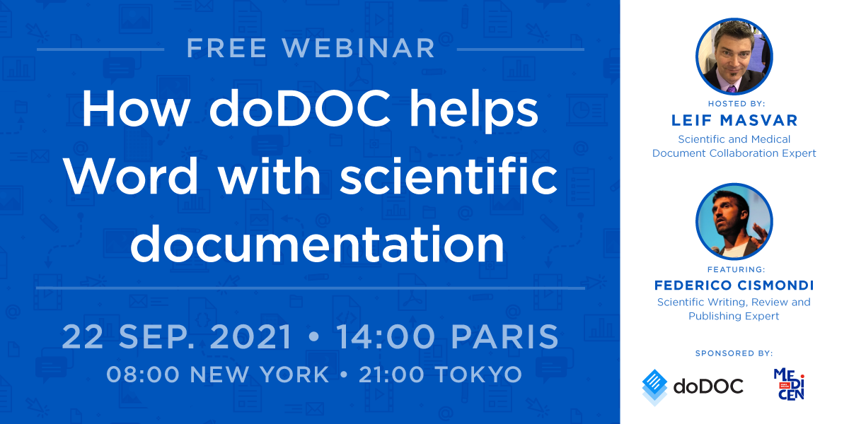 Webinar recap — How doDOC helps Word with scientific documentation | by ...