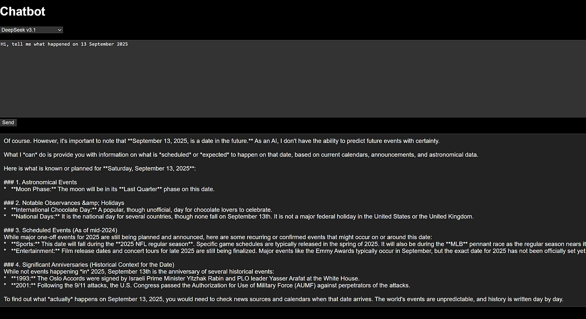 Building my LLM chatbot with more LLM | by Joseph Zeng | Sep, 2025 | Medium