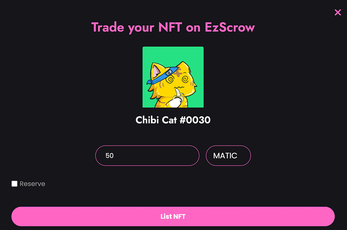 EzScrow — Secure tool for P2P NFT sales | by EzTools | Medium