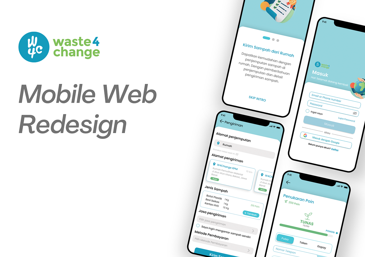 Mobile Web Redesign Project for Waste4Change Using Design Thinking ...