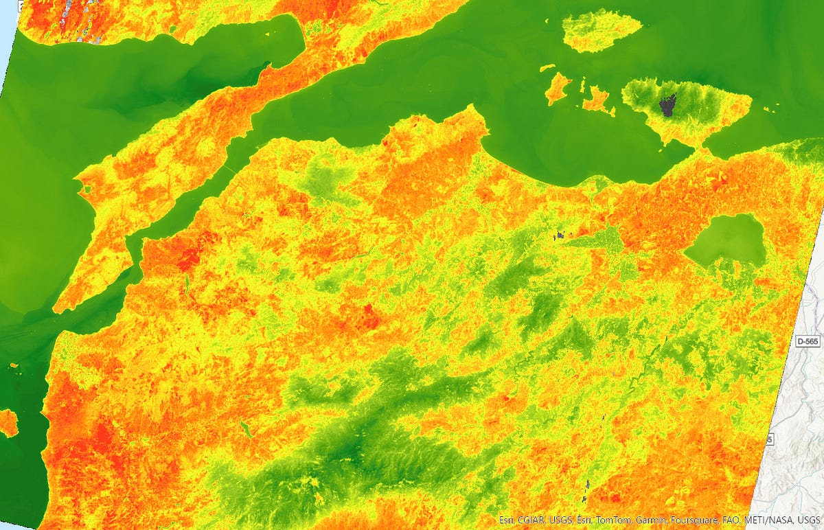 Land Surface Temperature with ArcGIS Pro & Google Earth Engine ...