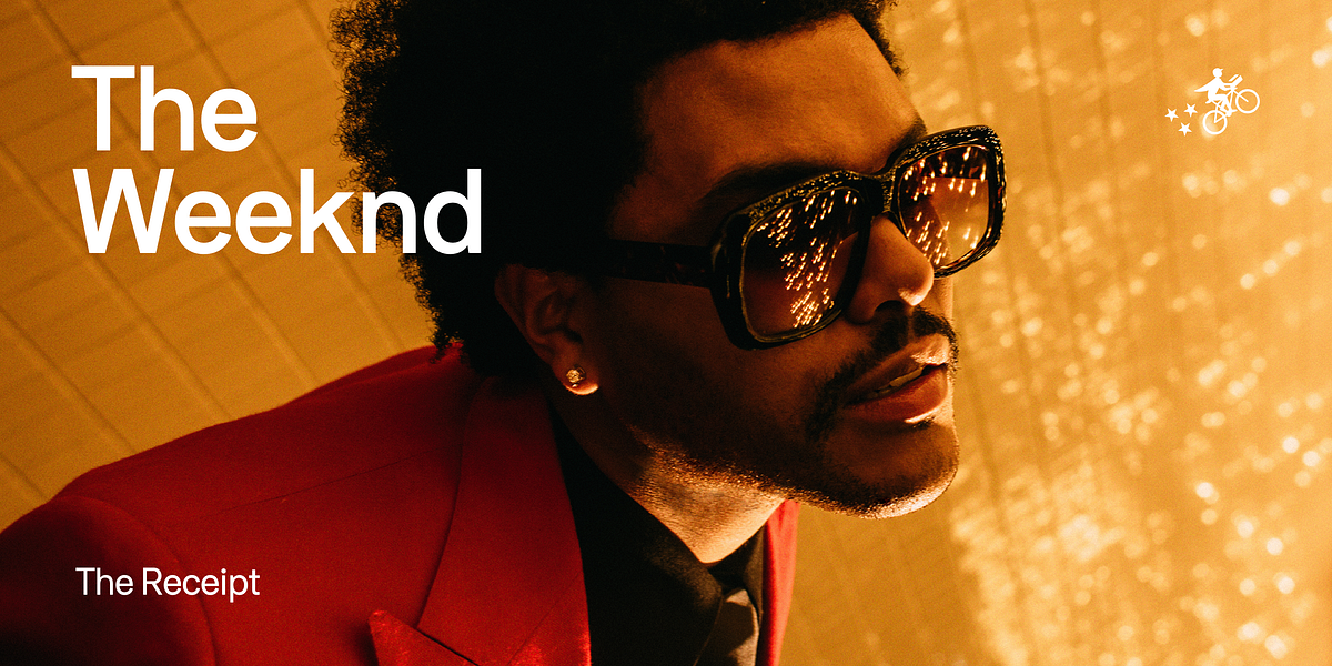 A Special Receipt: The Weeknd | Postmates
