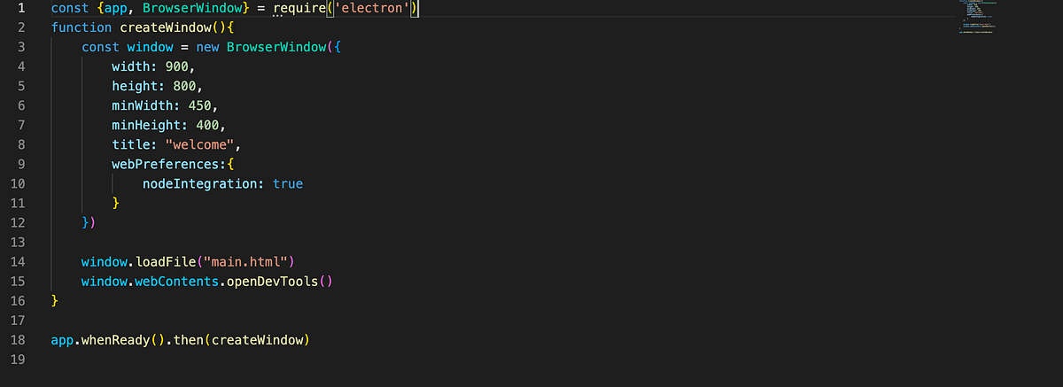 Making an Electron Js project. Developing a desktop application no ...