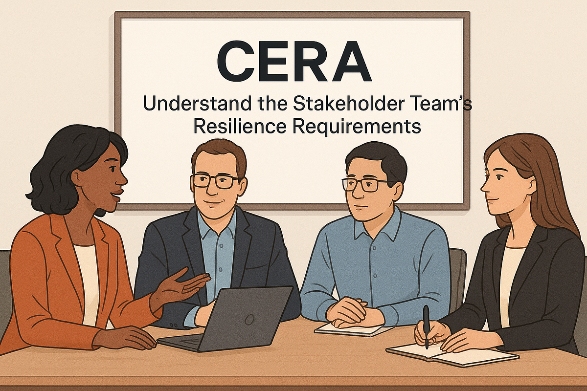 CERA Best Practices, Part-1: Understand the Stakeholder Resilience ...