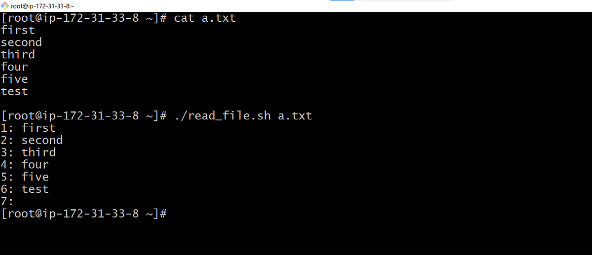 Creating A Script To Read And Print Files With Line Numbers In Bash By Kuldeepkumawat Medium