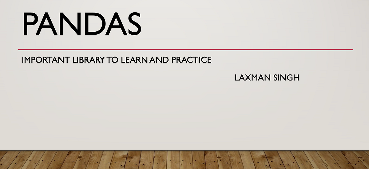 Pandas : Dataframes and Tricks. Manipulating dataframe to pre process ...