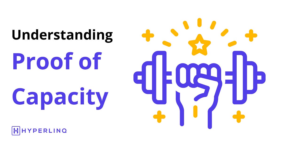 What is Proof-of-Capacity?. In this blog we discuss the concept and ...