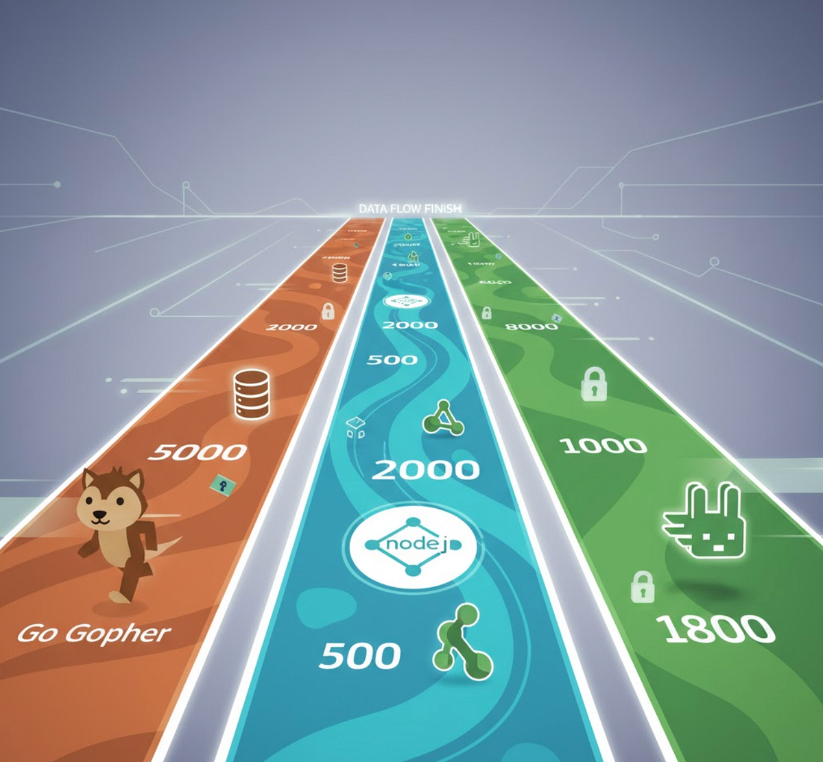 We Profiled 1 Million Requests: Go vs Rust vs Node — The Data Will ...