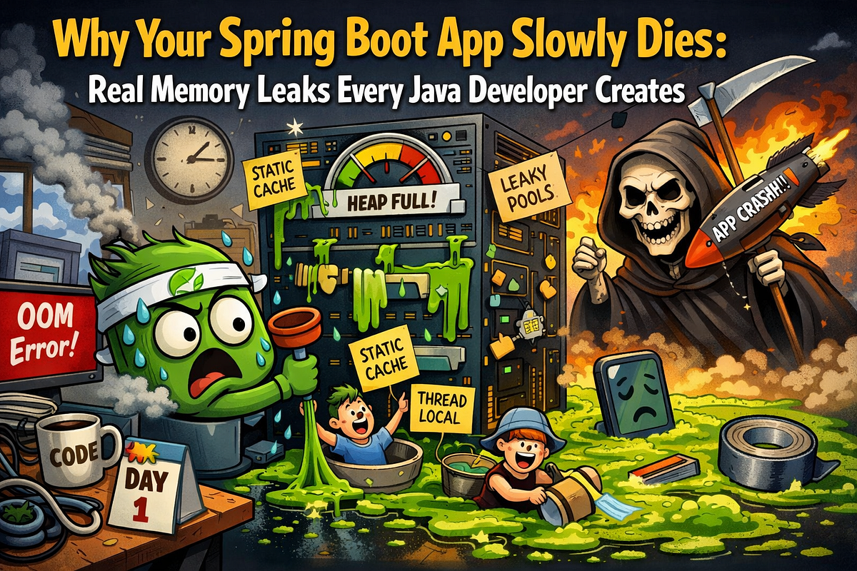Why Your Spring Boot App Slowly Dies: Real Memory Leaks Every Java ...
