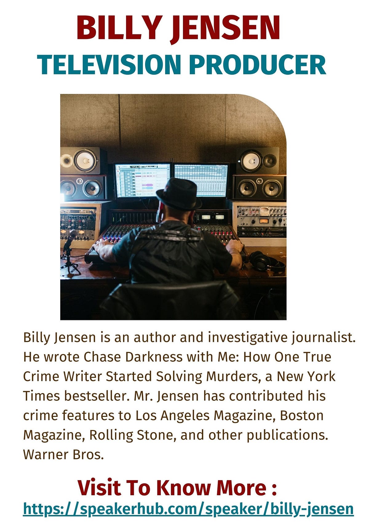Billy Jensen — Television Producer - Billy Jensen - Medium