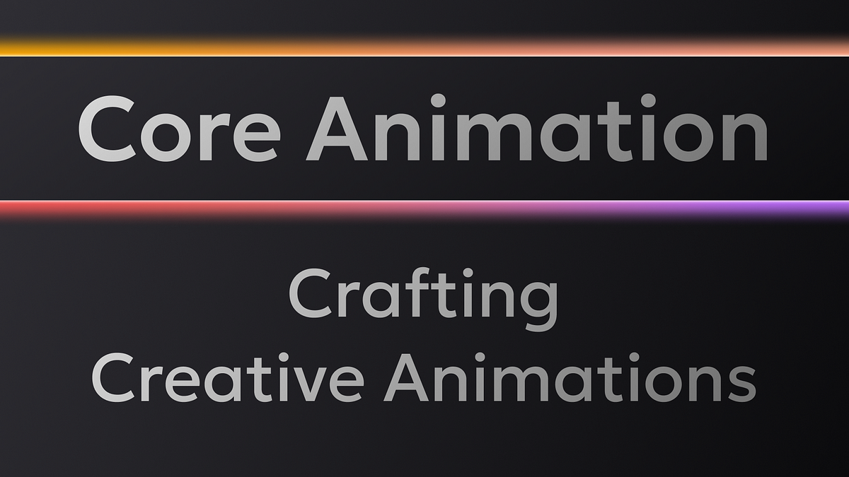 Core Animation 101 | by Mert Ozseven | Medium | iCommunity