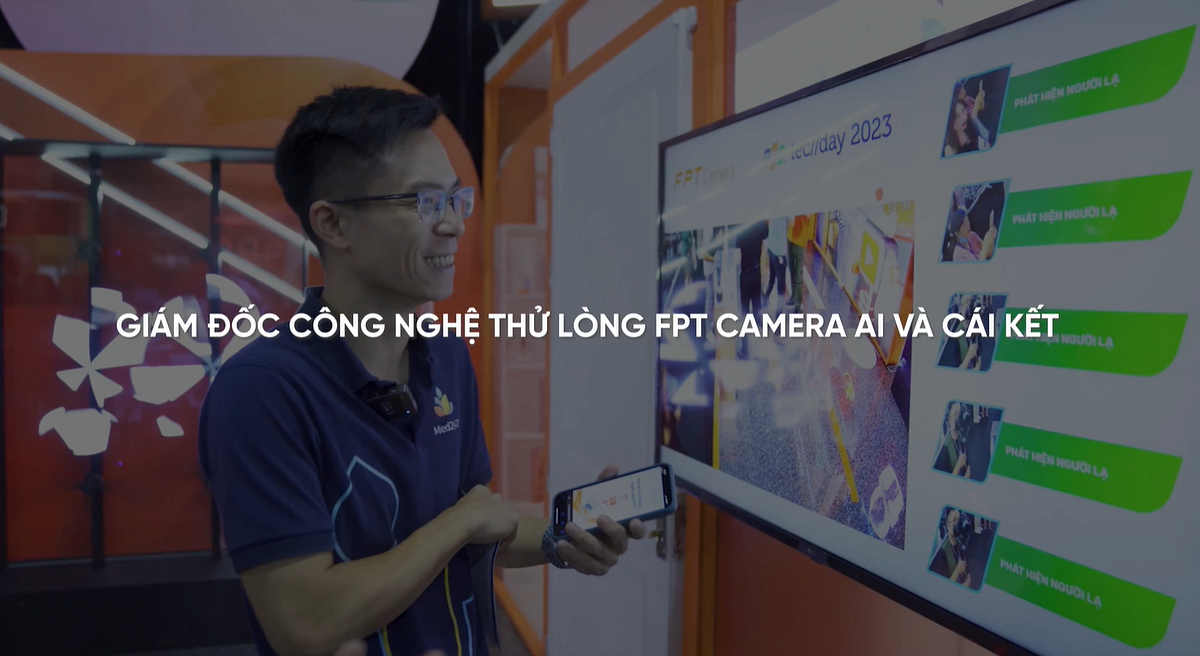 The FPT Technology Director tests the heart of FPT Camera AI and the ...