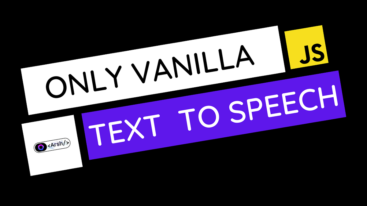 You won’t believe making a simple text to speech website using vanilla JavaScript would be so ...
