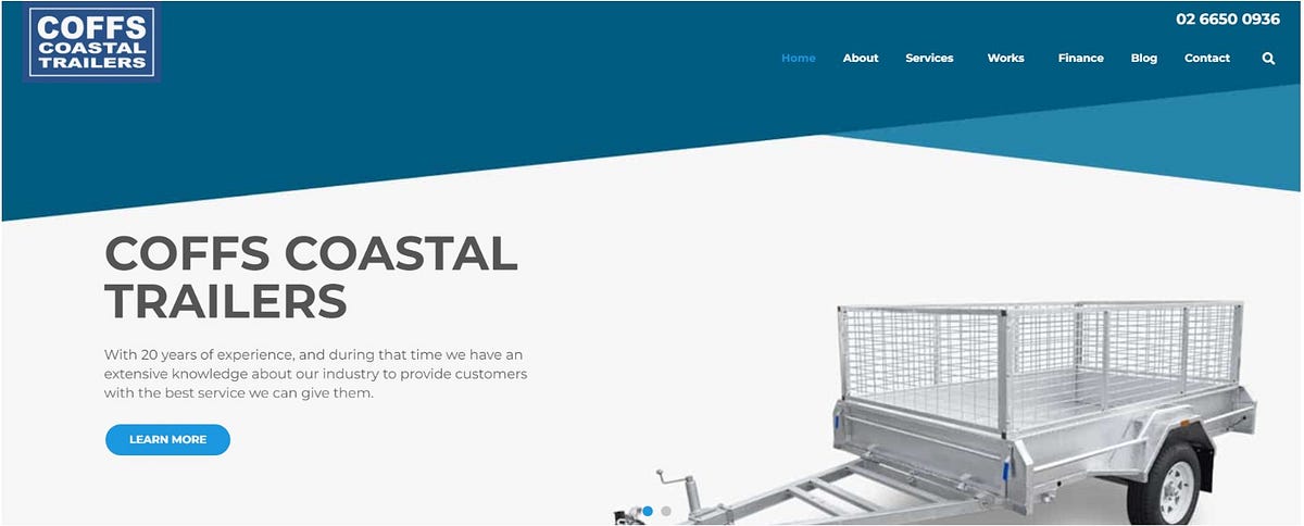 Coffs Coastal Trailers Website - Jeznorthweb - Medium