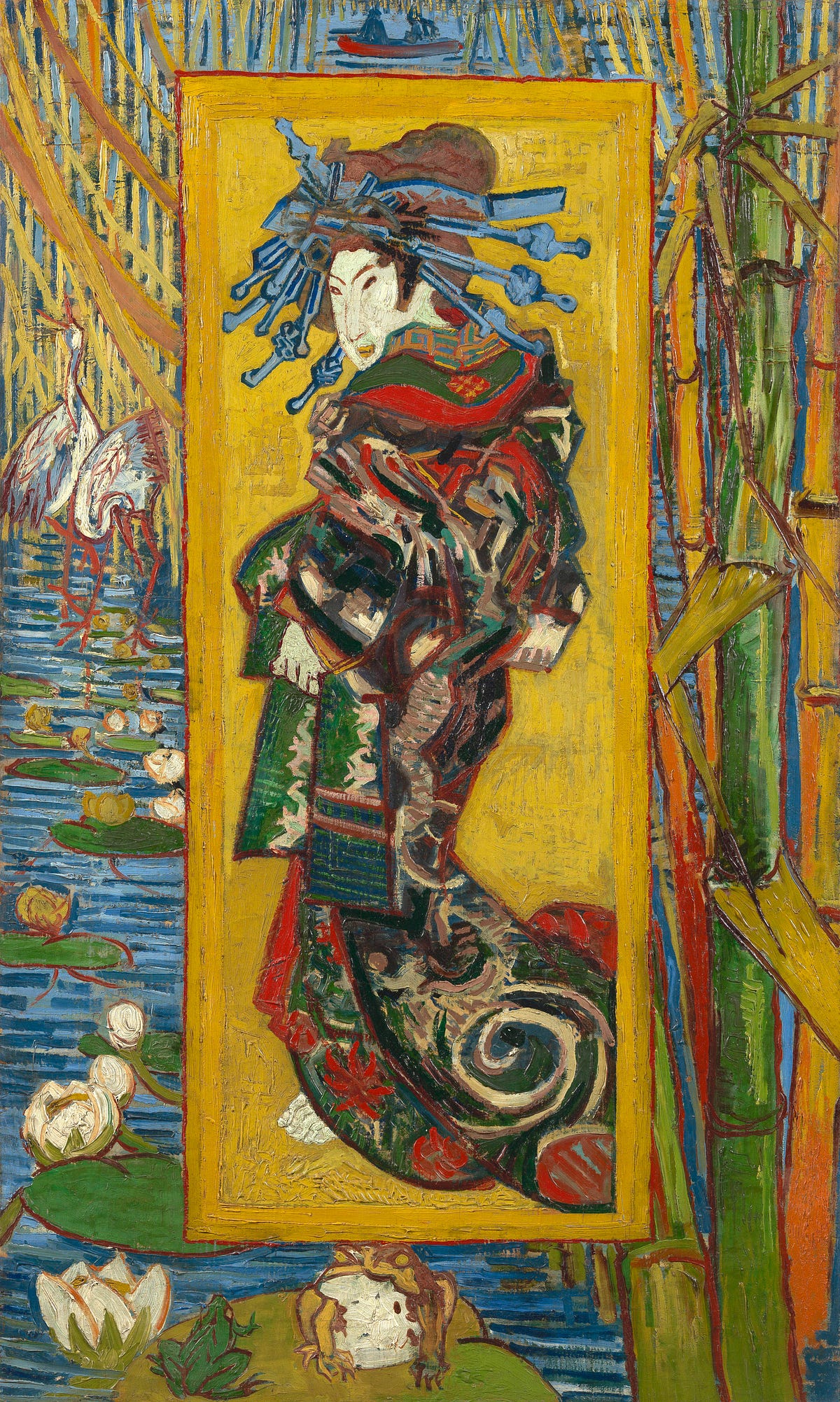 How Van Gogh Came to Paint a Japanese Geisha | by DC Palter | Japonica ...