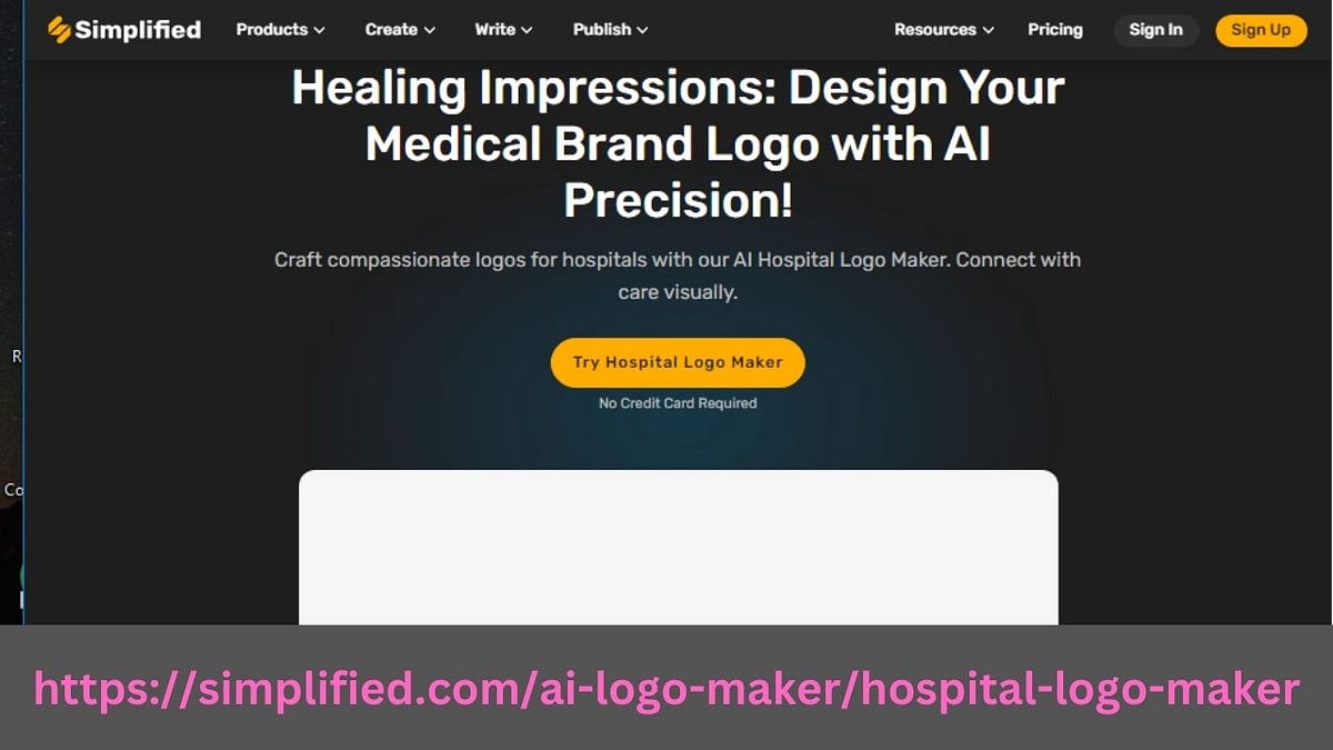 AI Hospital Logo Maker by Simplified: Your Key to a Memorable Hospital ...