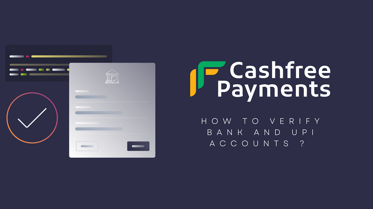Bank Account Verification — Cashfree | by CaratLane Insider | CaratLane ...
