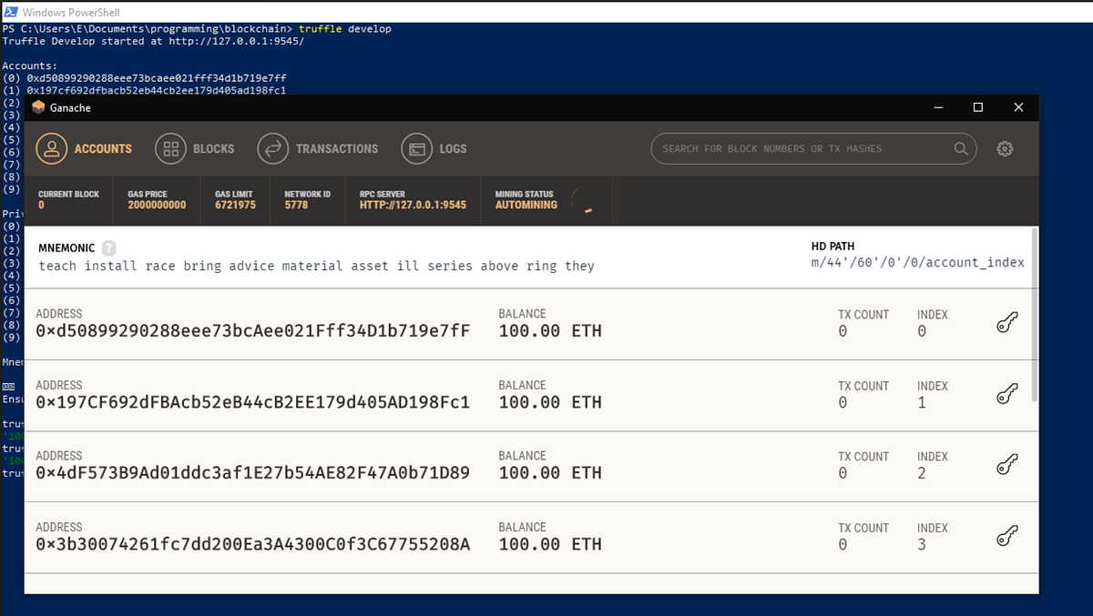 How to set up your Ethereum development environment for PC | by Ebenezer Ackon | Interfacing ...
