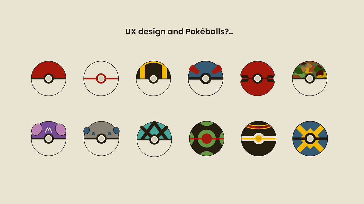 How I applied UX/UI principles to Pokéballs in 12 visuals | by Steffan ...