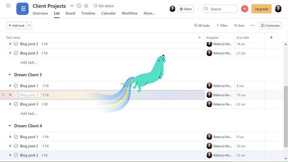 Asana’s Celebration Creatures and the Fun Side of UX | by Valerie ...