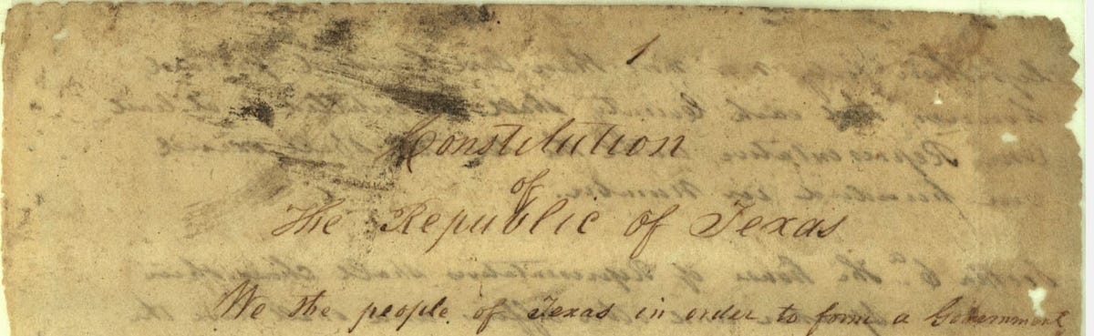 A Work in Progress — the First Draft of the Constitution of the ...