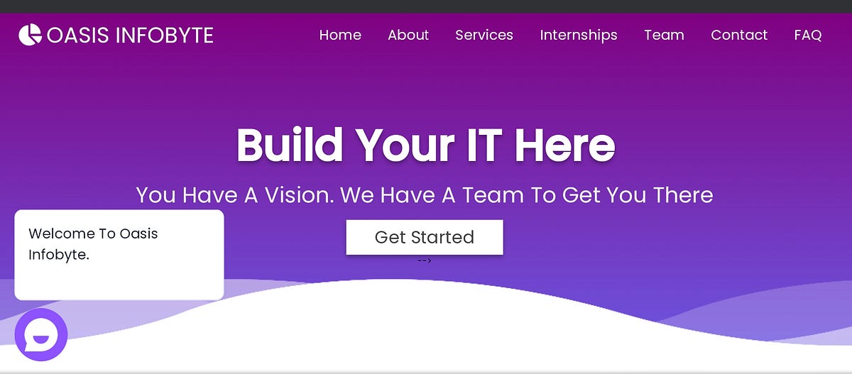 Recently, I had completed my 1 month Web Development and designing internship at Oasis Infobyte ...