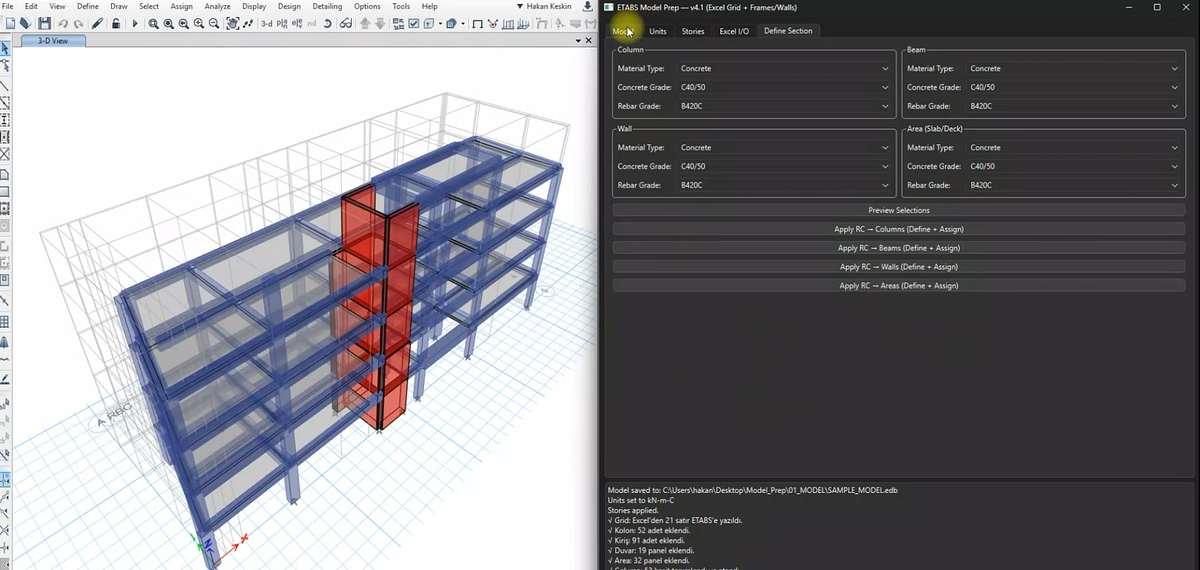 From Drawings to ETABS in Minutes: Excel-Driven Structural Modeling ...