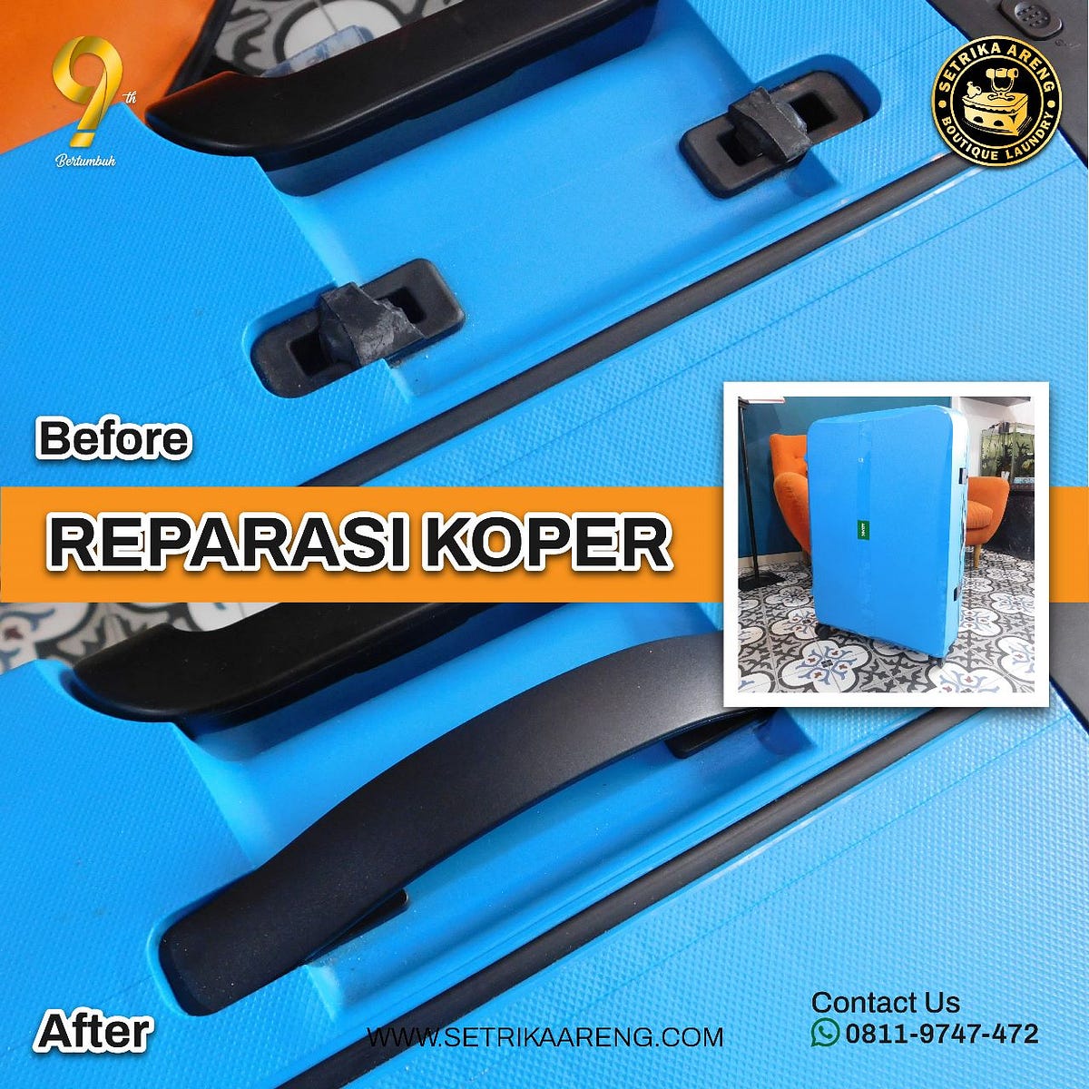 TERBAIK, Call 0811 1230 0976 , Reparasi Koper Terdekat Bogor - Ahli ...