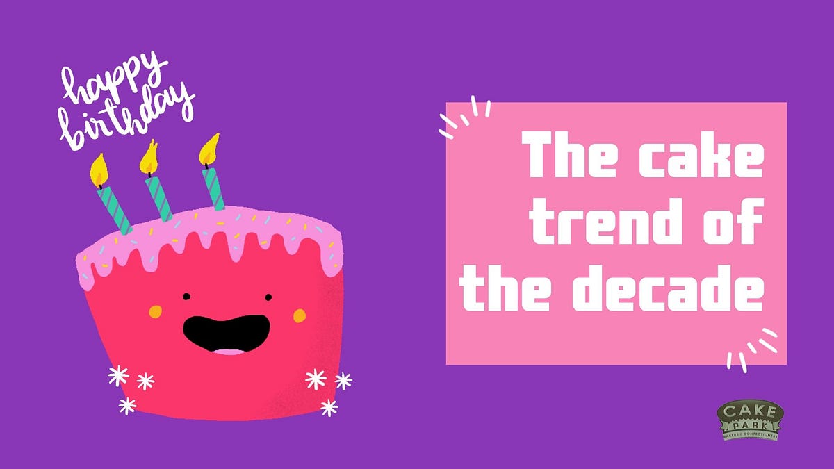 The cake trend of the decade. Theme parties are in trend right now ...