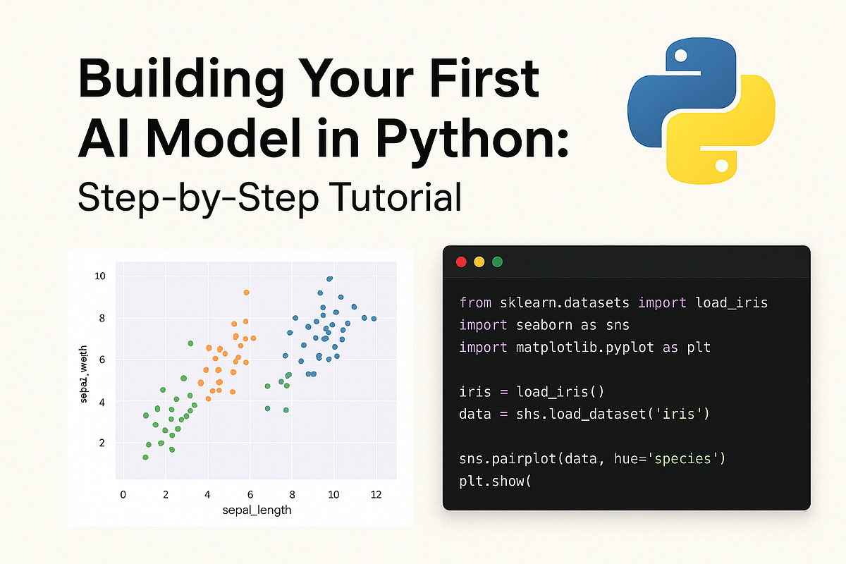 Building Your First AI Model In Python: Step-by-Step Tutorial | by Ashish Kumar | Sep, 2025 | Medium