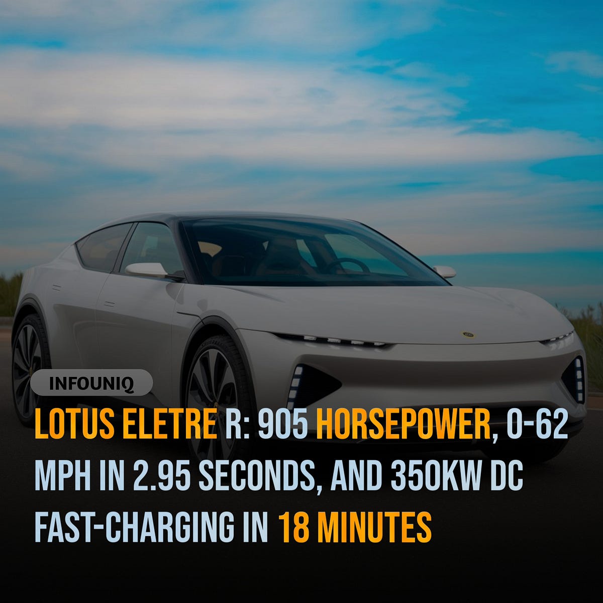 Introducing the Lotus Eletre R: 905 HP, 0-62 mph in 2.95 | by INFOUNIQ | Sep, 2024 | Medium
