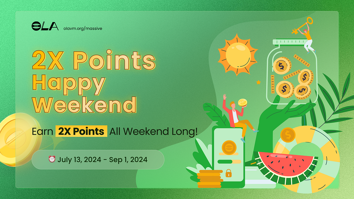 Ola Massive Happy Weekend 🍹🫧. 2X Points Happy Weekend is designed to ...