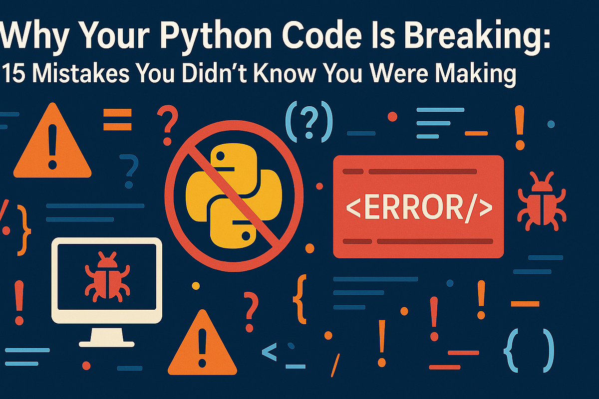 🧨 Why Your Python Code Is Breaking: 15 Mistakes You Didn’t Know You Were Making | by Nikulsinh ...