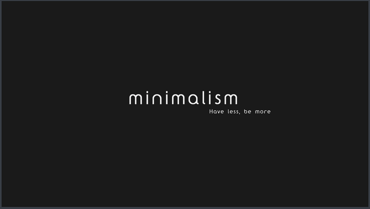 Minimalism- emerging fashion model. | by Prateeksha Senani | Medium
