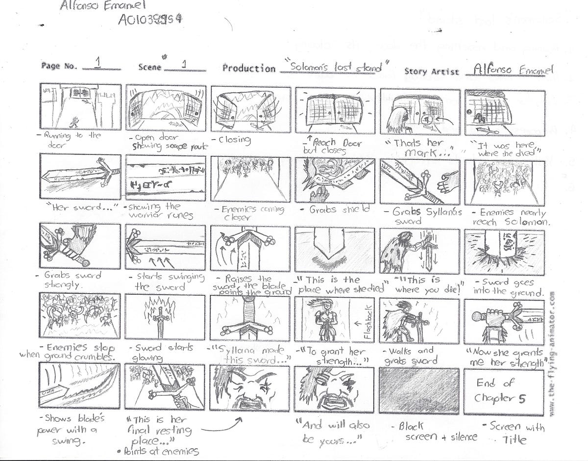 Storyboard: “Solomon’s Last Stand” | by Alfonso Emanuel | Medium