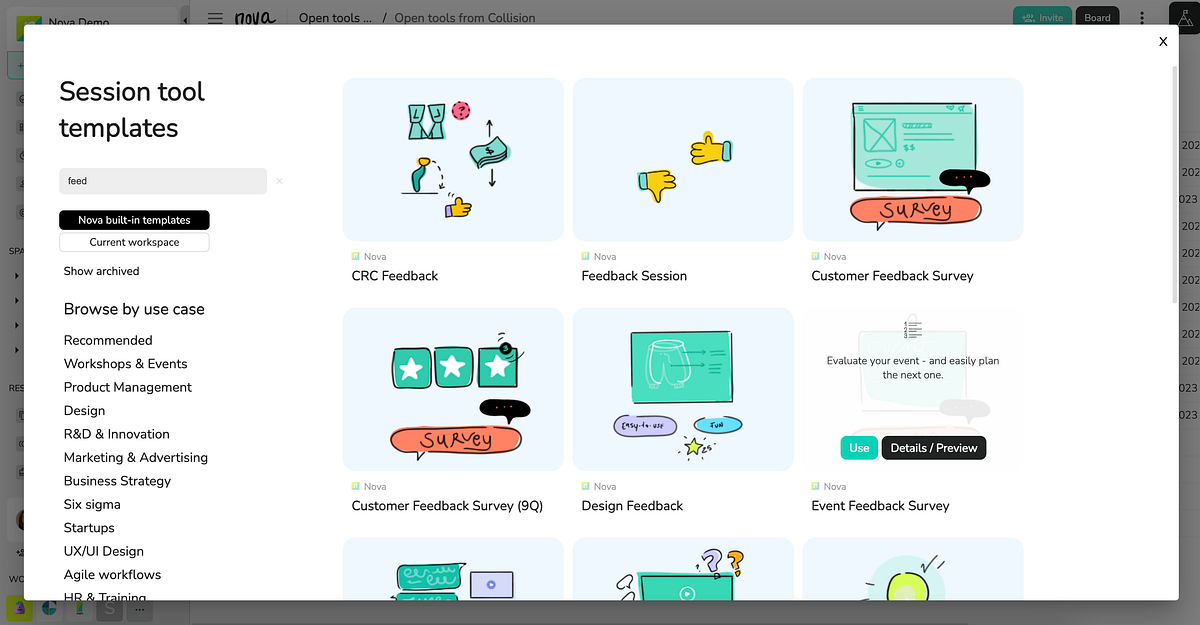 4 Effective Tools for Gathering Feedback — async | by Ro Fernandez | Nova. Blog.