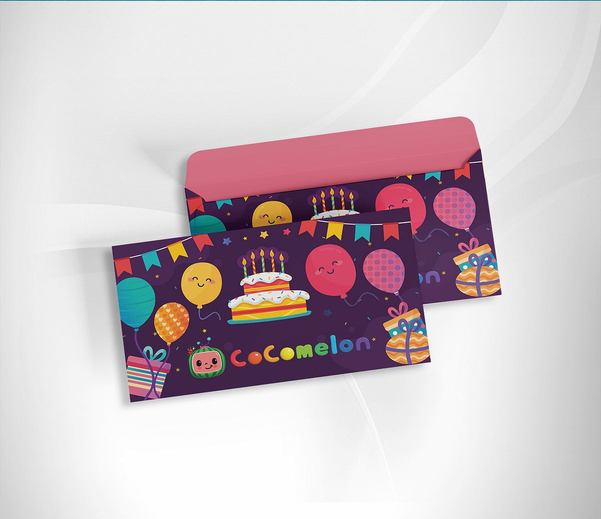 Happy Birthday Wishes Vector Envelope Template Free | by Digital Edit ...